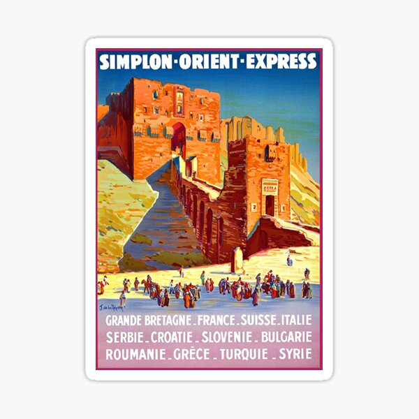 Orient Express Stickers | Redbubble