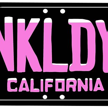 "Rise of the Pink Ladies PNKLDYS licence plate " Sticker for Sale by ...