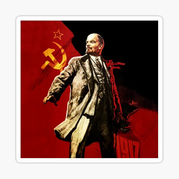 "Lenin " Sticker for Sale by ValentinaHramov | Redbubble