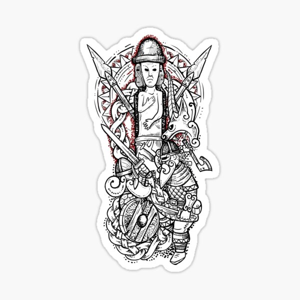 "Forever slavic warriors" Sticker for Sale by BlackForge | Redbubble