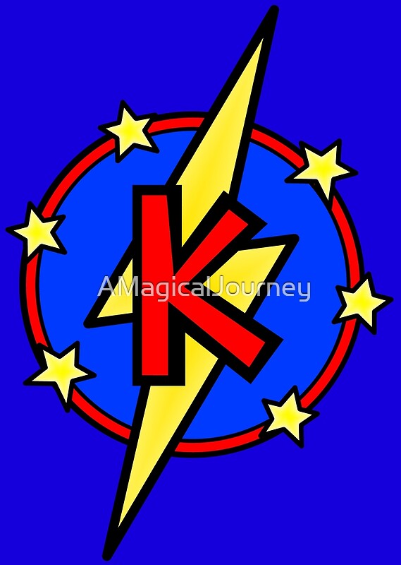 "Cute Little SuperHero Geek - Super Letter K" by AMagicalJourney ...