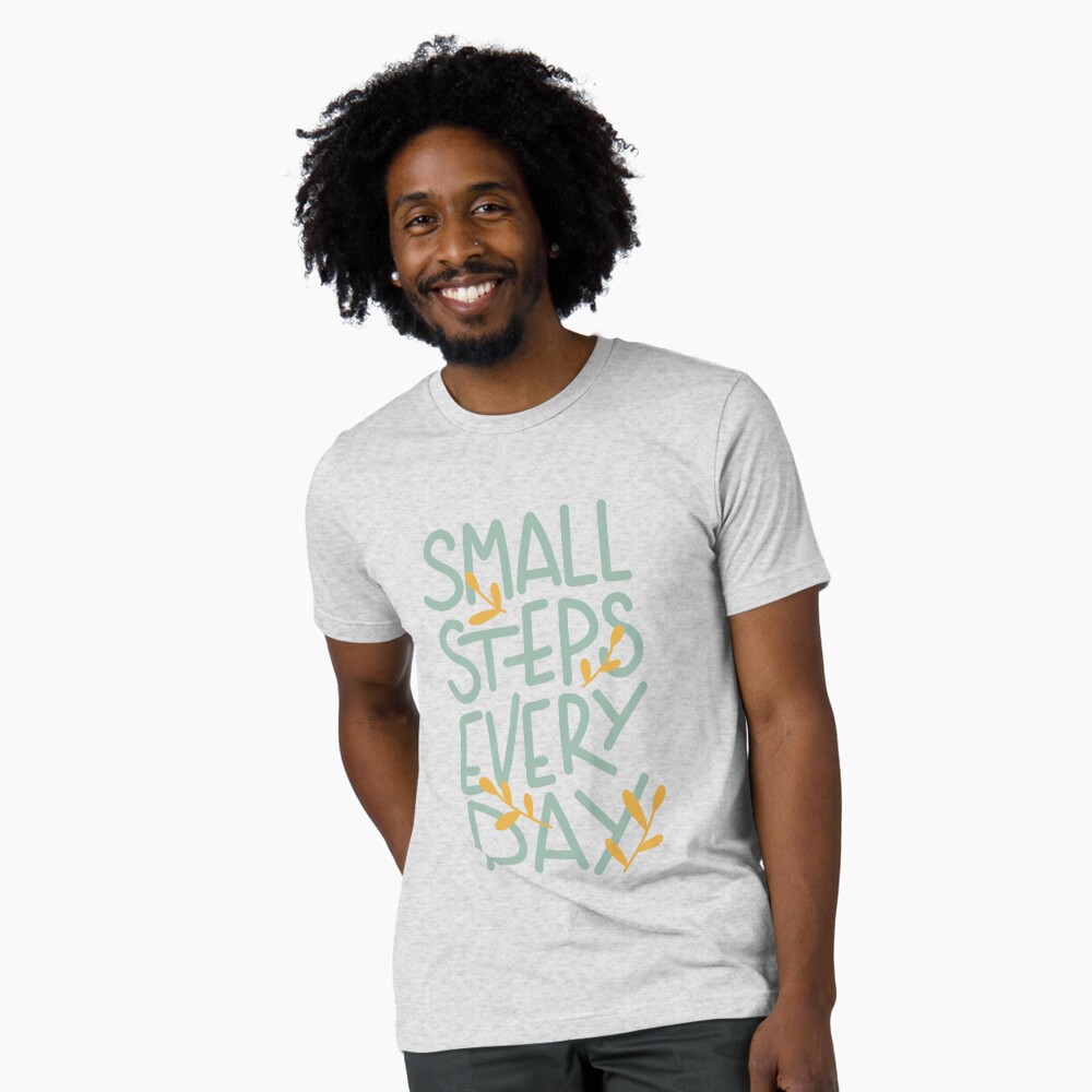 "SMALL STEPS EVERYDAY" Sticker for Sale by jhvrico | Redbubble