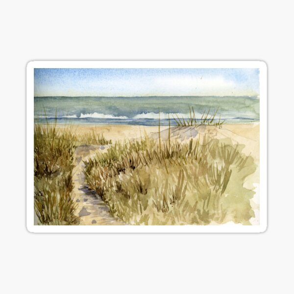 "Atlantic Ocean Beach Scene" Sticker for Sale by KatherineMills | Redbubble