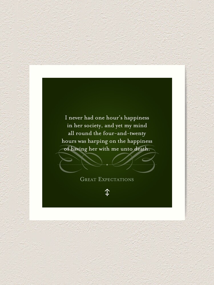 "Great Expectations Quote" Art Print for Sale by lisa86f | Redbubble