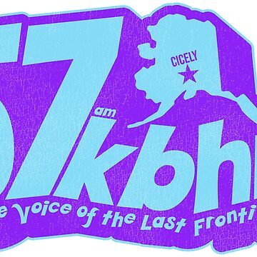 "KBHR 57 AM - Northern Exposure Radio Station" Sticker for Sale by ...