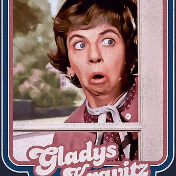"Ol' Nosy Mrs. Gladys Kravitz" Sticker for Sale by ourkid | Redbubble