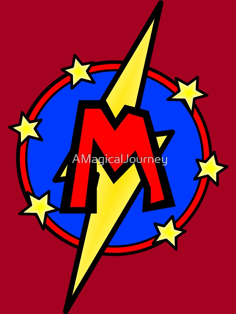 "Super Letter M - Superhero" Kids T-Shirt for Sale by AMagicalJourney ...