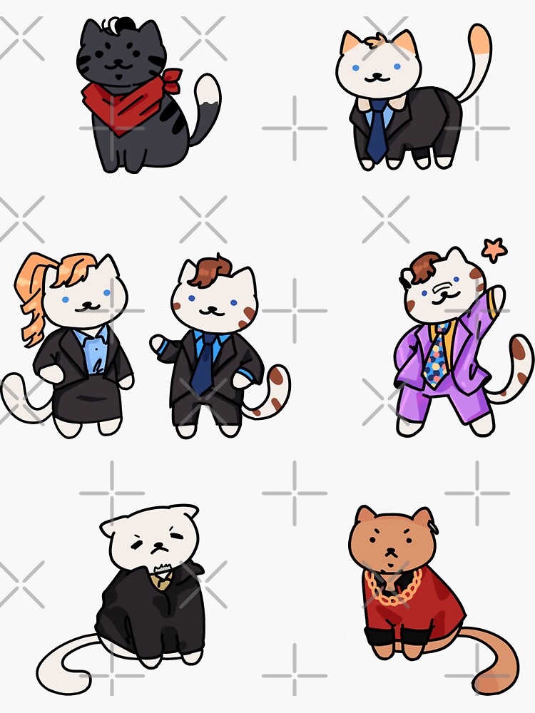 "Better Call Saul Neko Atsume Sticker Pack 1" Sticker for Sale by ...