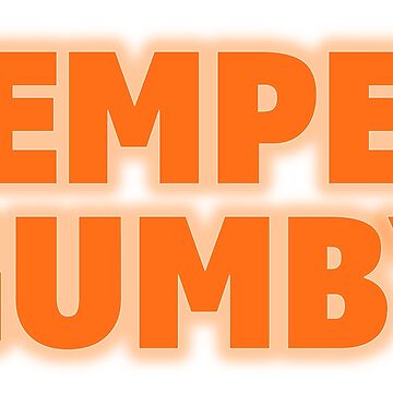 "Semper Gumby - Orange" Sticker for Sale by Cayenne9 | Redbubble
