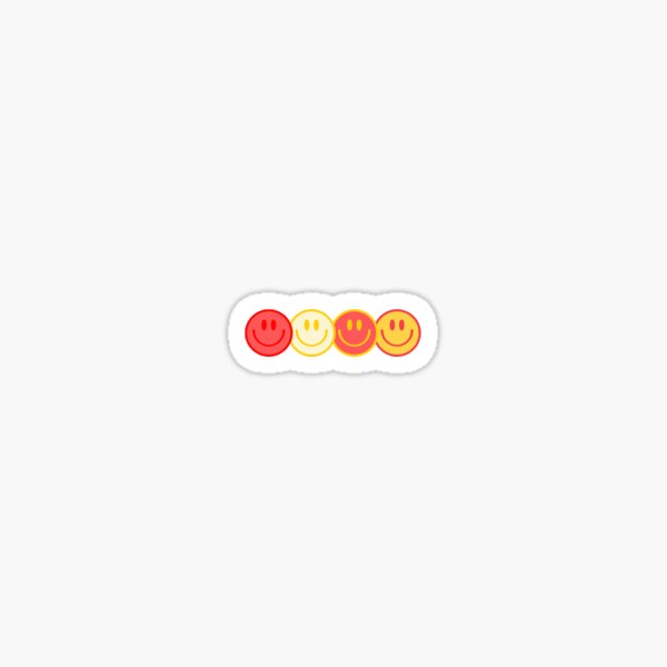 "state smiley faces" Sticker for Sale by isabelnachazel | Redbubble