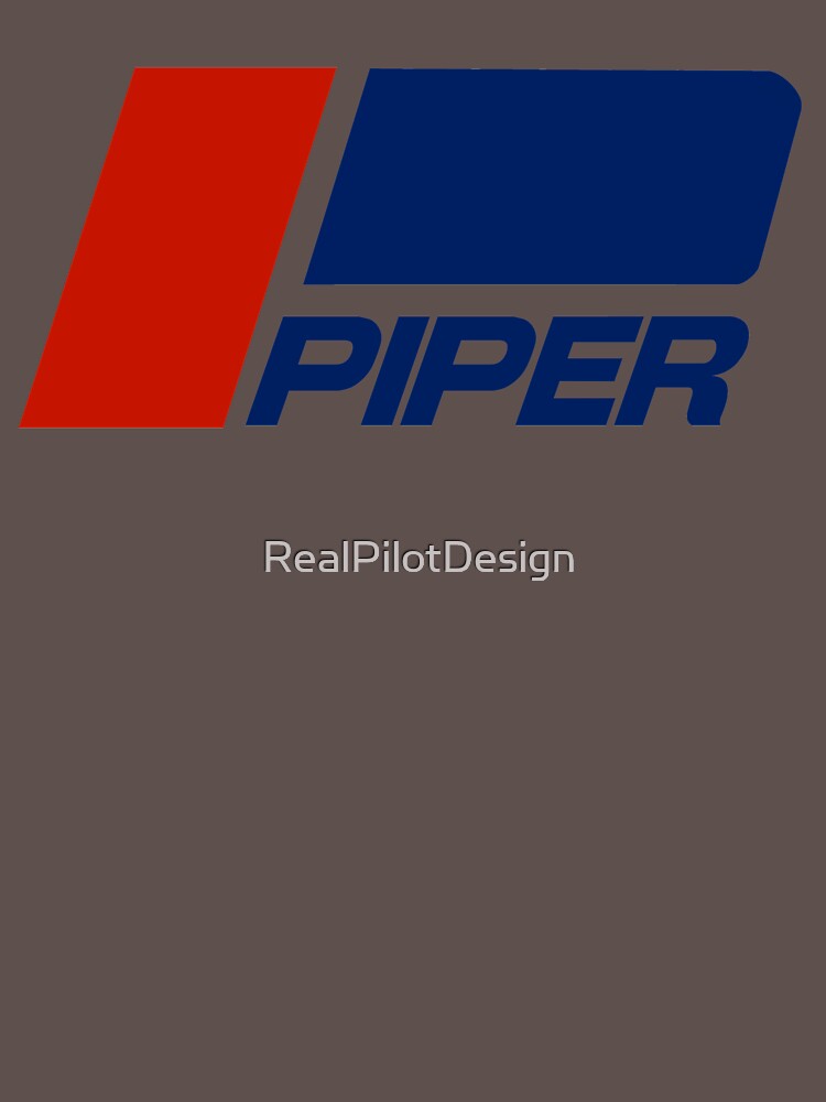 "Piper Classic Vintage Aviation" T-shirt for Sale by RealPilotDesign ...