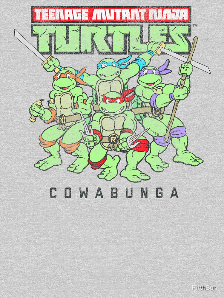 "Teenage Mutant Ninja Turtles Faded Cowabunga" Classic T-Shirt for Sale ...