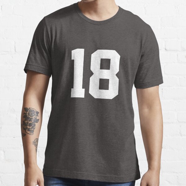 "18. Number eighteen on shirts and stuff." T-shirt by Swaygo | Redbubble