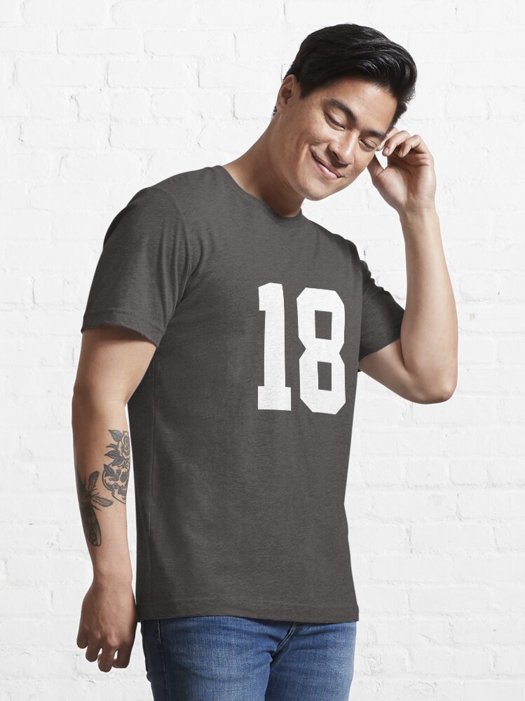 "18. Number eighteen on shirts and stuff." T-shirt by Swaygo | Redbubble