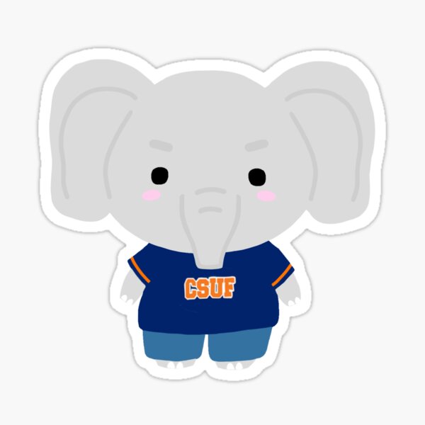 "CSUF Mascot Tuffy the Titan " Sticker for Sale by kdrawsss | Redbubble
