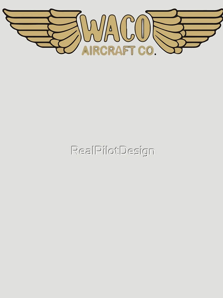 "Waco Classic Aircraft Vintage Design" T-shirt for Sale by ...