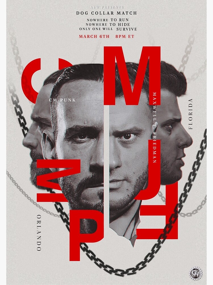 CM Punk vs. MJF: Dog Collar Match Premium Matte Vertical Poster sold by ... CM Punk vs. MJF: Dog Collar Match Premium Matte Vertical Poster sold by ...