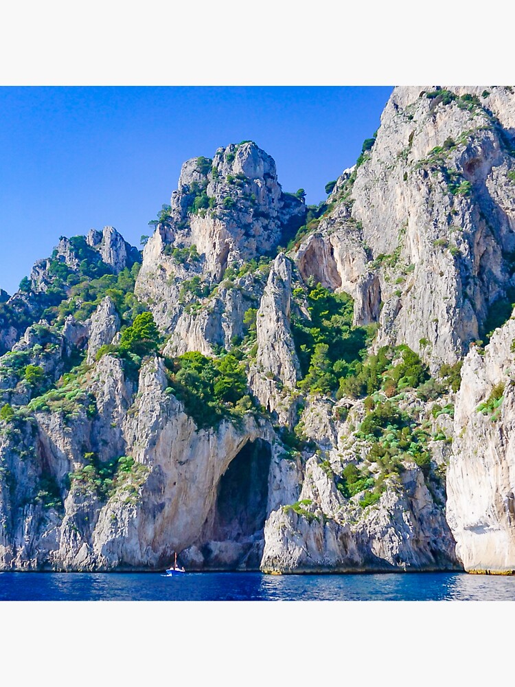 "The White Grotto of the island of Capri, Italy #art #landscape #decor ...
