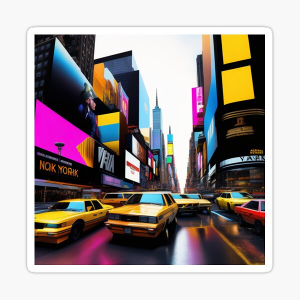 "taxi cab" Sticker for Sale by DMEIERS | Redbubble