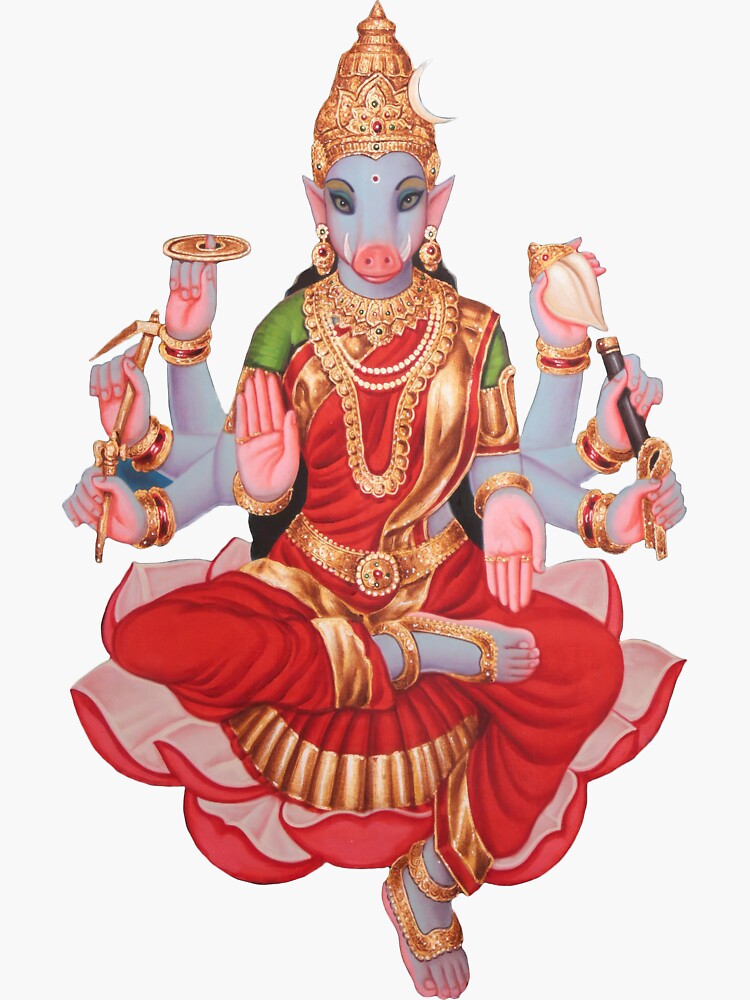 "Goddess Varahi" Sticker for Sale by Onodera | Redbubble