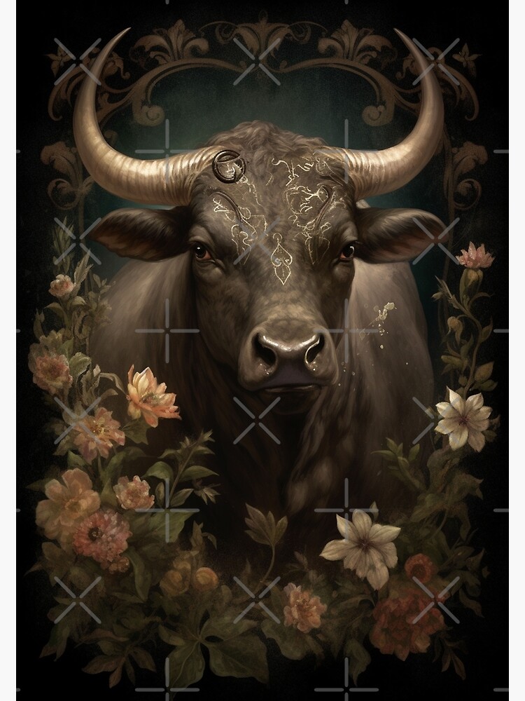 Taurus - Star Sign - Zodiac - Fantasy Art Premium Matte Vertical Poster ...