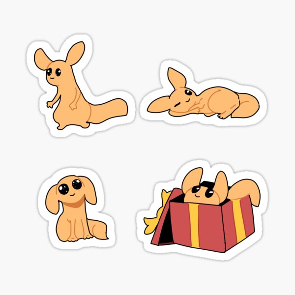 "Rain World slugcat [orange pack]" Sticker for Sale by HuskyCannot ...