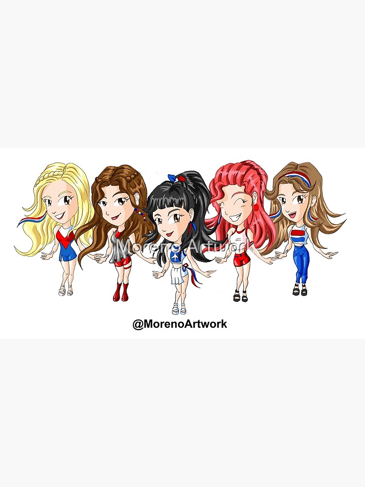 "Anime Red Velvet K-Pop" Poster by LuisMorenoNet | Redbubble