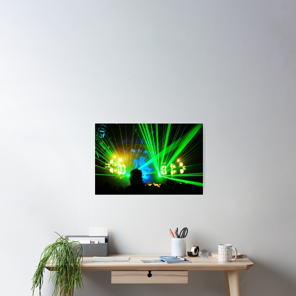 "Trance Lasers" Poster for Sale by Mainroom | Redbubble