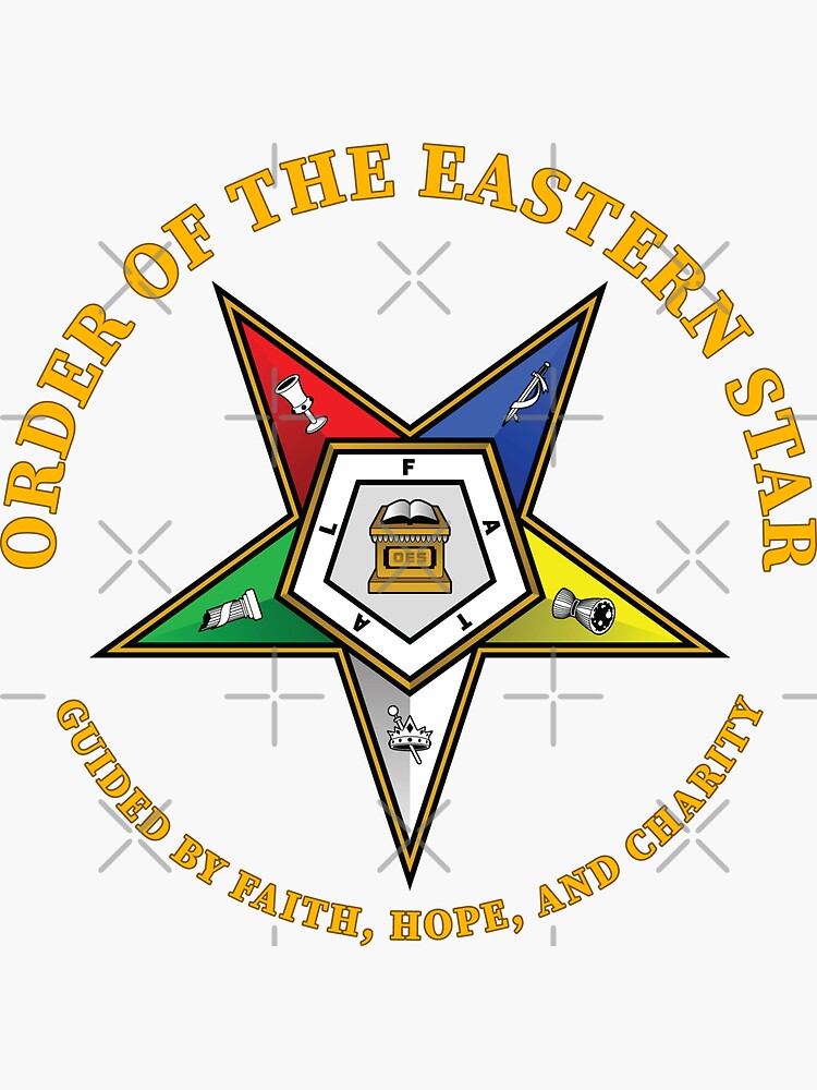 "OES Emblem Order of the Eastern Star" Sticker for Sale by ...