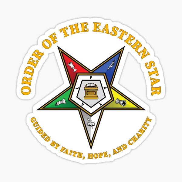 "OES Emblem Order of the Eastern Star" Sticker for Sale by ...