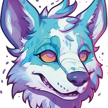"Icy Furry Wolf" Art Board Print for Sale by FurryKingdom | Redbubble