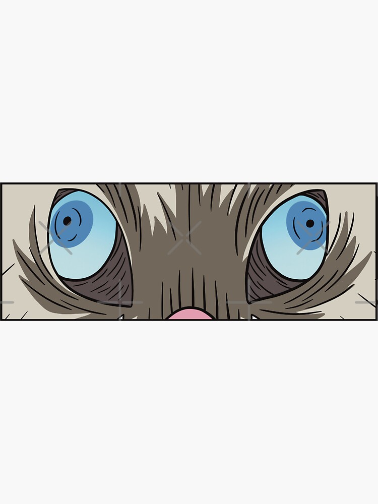 "Inosuke eyes" Sticker for Sale by A-Nonyme | Redbubble