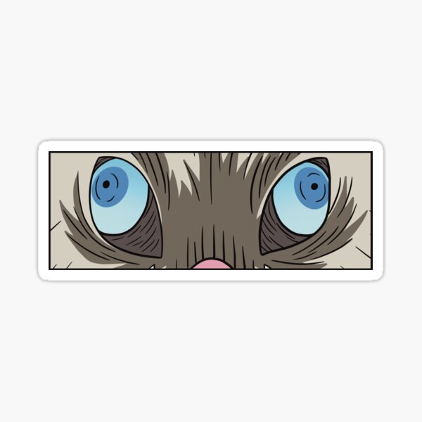 "Inosuke eyes" Sticker for Sale by A-Nonyme | Redbubble