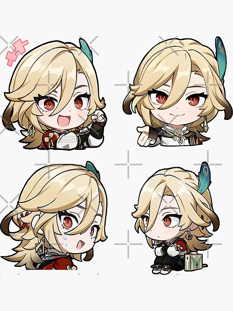 "Chibi Kaveh - Genshin Impact" Sticker for Sale by persephonexx | Redbubble