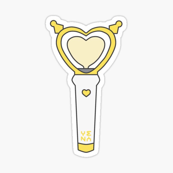 "YENA Lightstick " Sticker for Sale by penghwall | Redbubble