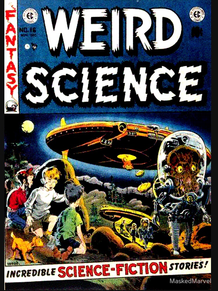 "Comic book Cover Vintage Alien vs Humans" T-shirt for Sale by ...