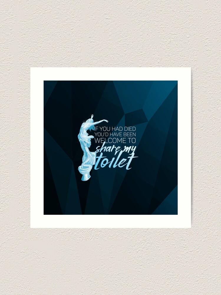 "Moaning Myrtle" Art Print for Sale by polliadesign | Redbubble