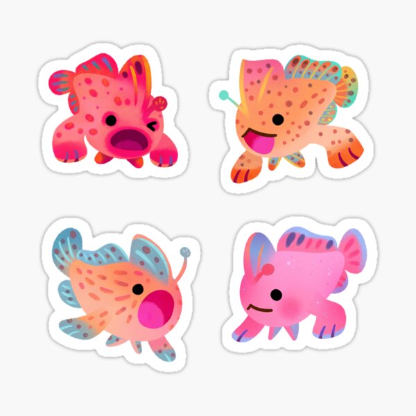 "Handfish" Sticker for Sale by pikaole | Redbubble
