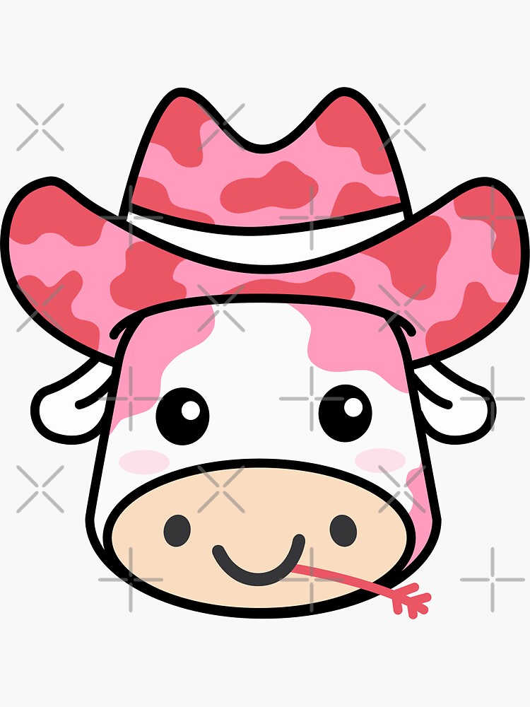 "Cowdy Y'all Howdy Cow Cowboy" Sticker for Sale by DetourShirts | Redbubble