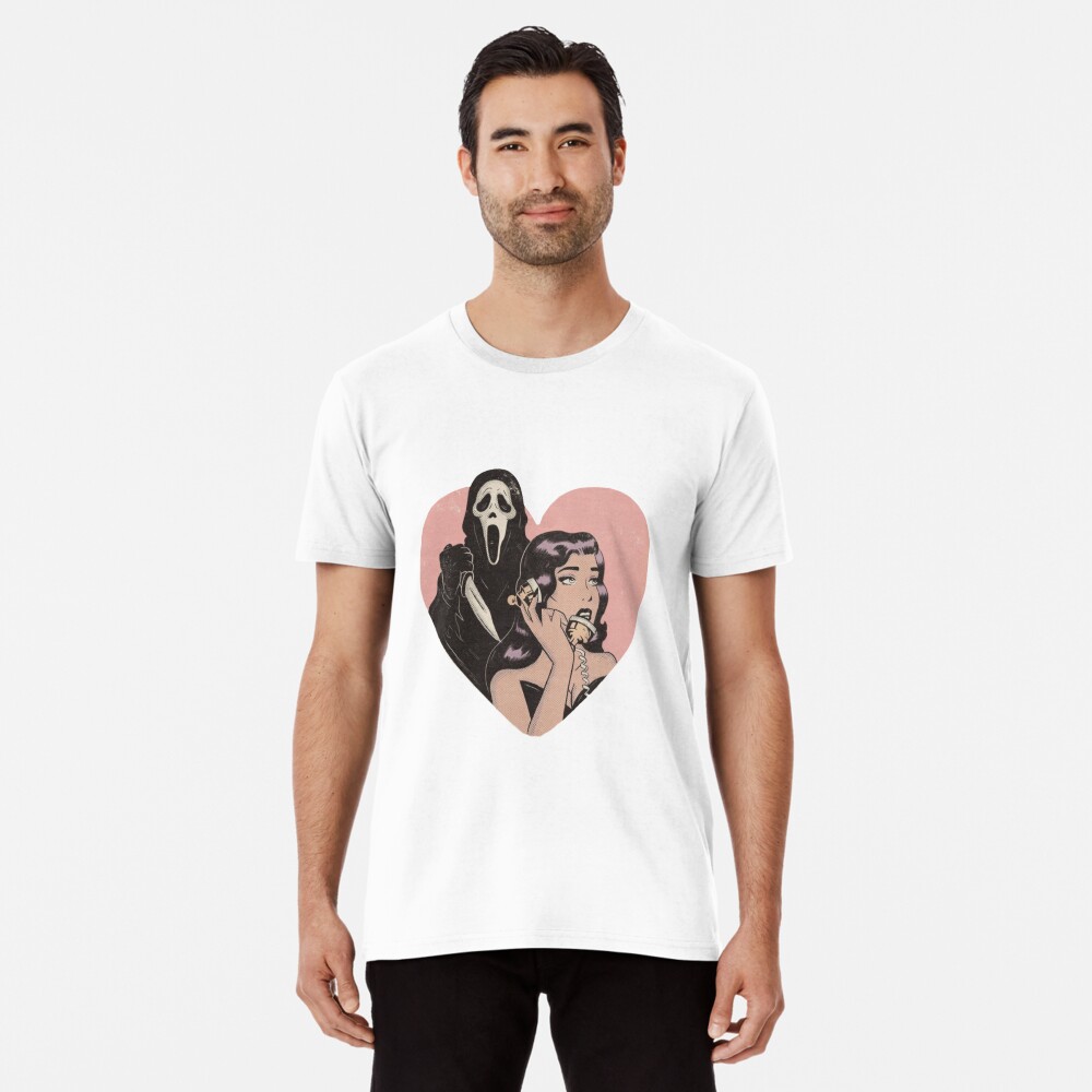 "Ghost face love" Sticker for Sale by DuaaSiddiqui | Redbubble