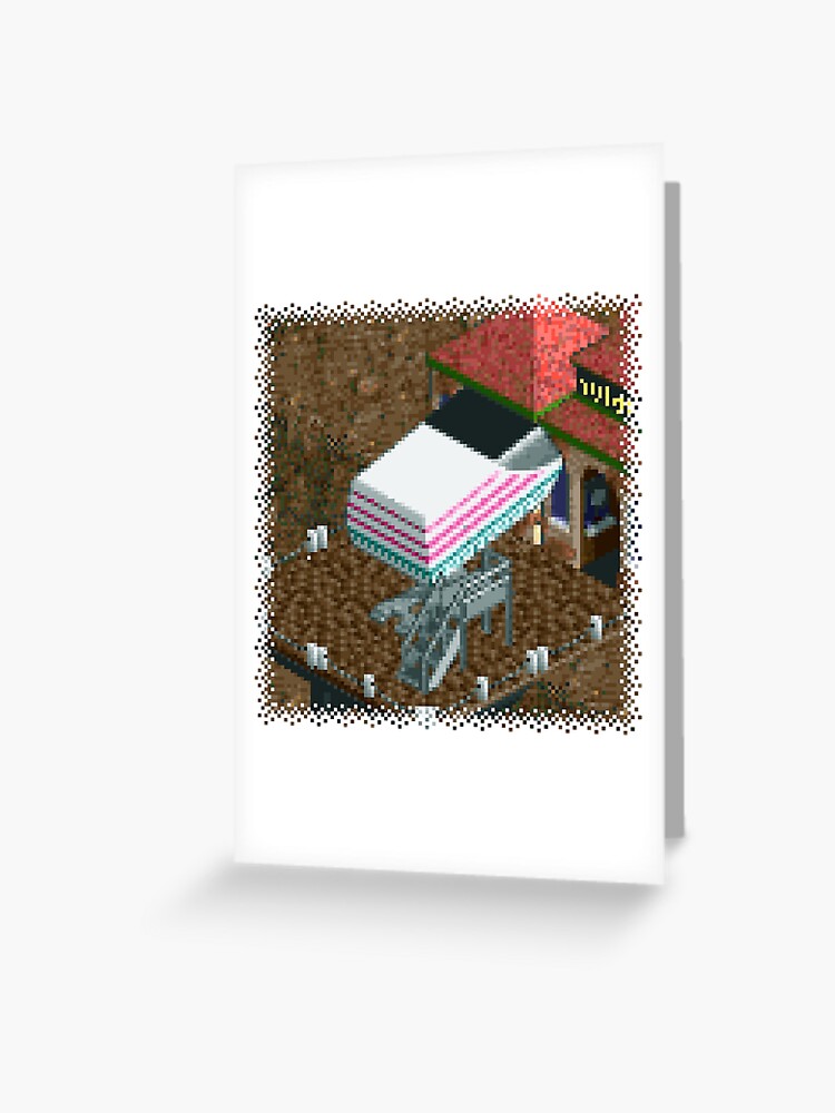 "RollerCoaster Tycoon RCT 2 - Motion Simulator" Greeting Card for Sale ...