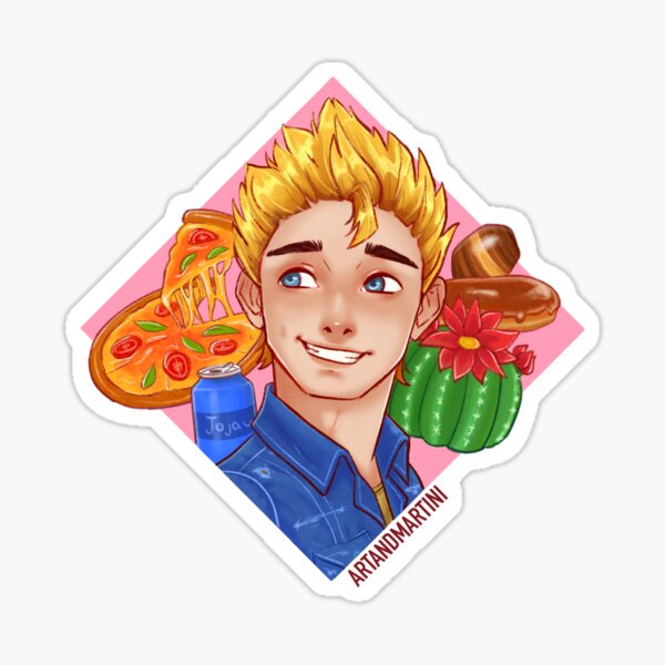 "Sam" Sticker for Sale by artandmartini | Redbubble
