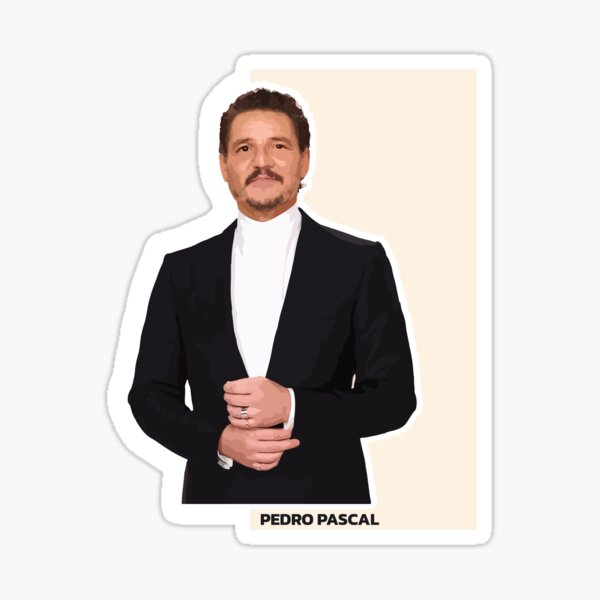 "Pedro pascal" Sticker for Sale by mars-space | Redbubble