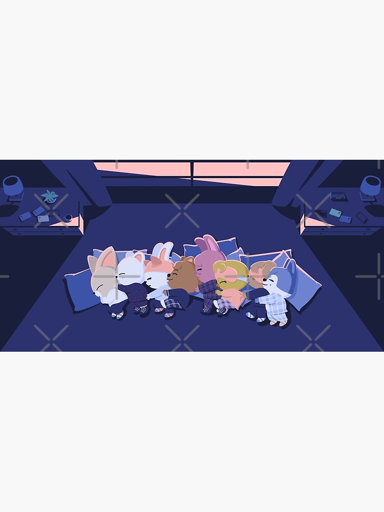"Stray Kids SKZOO Sleeping in Pajamas" Poster for Sale by imsofandom ...
