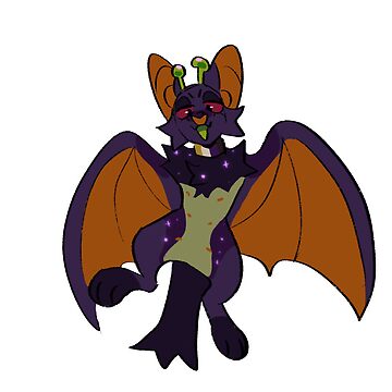 "Alien Bat Print" Sticker for Sale by somnomicon | Redbubble