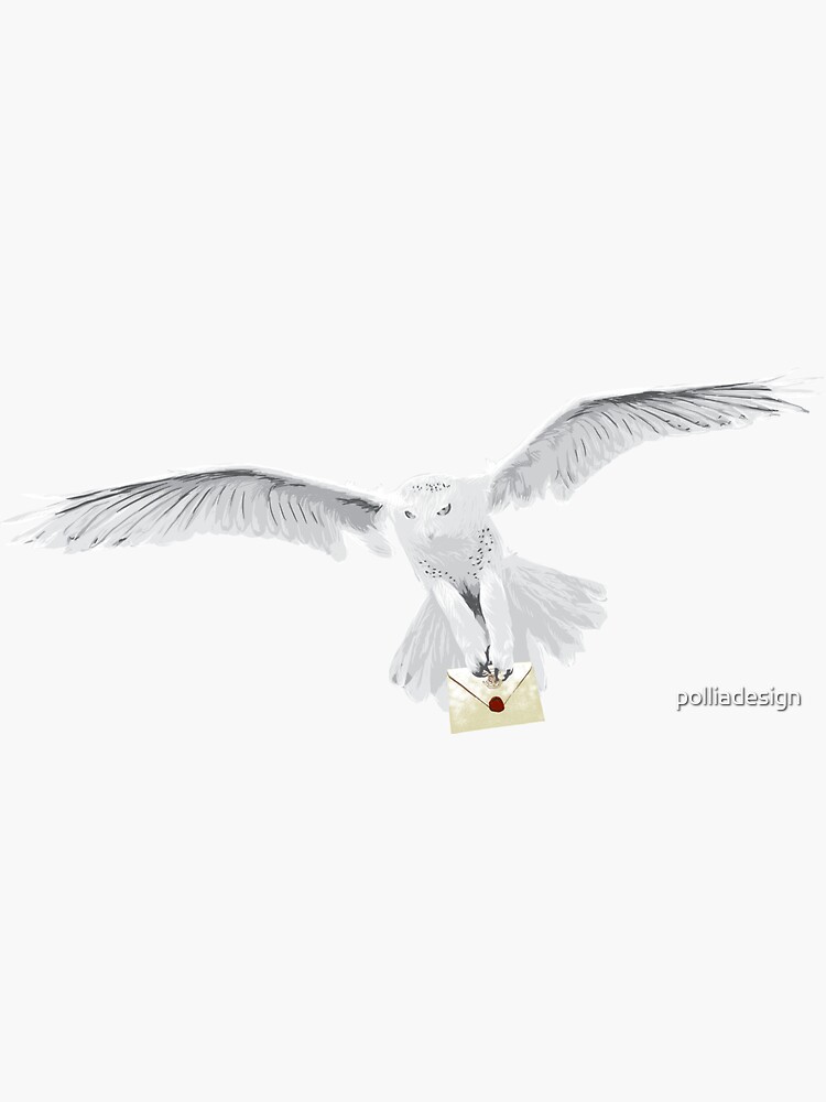 "Hedwig" Sticker for Sale by polliadesign | Redbubble