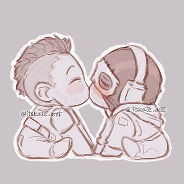 "GhostSoap (again)" Sticker for Sale by itskaaate | Redbubble