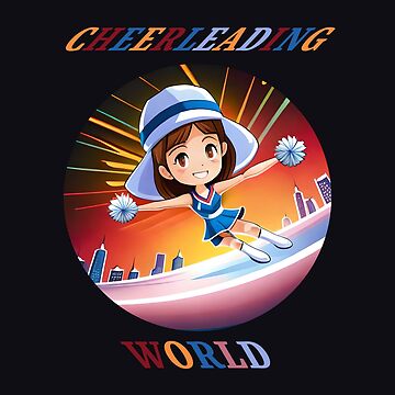 "Rah Rah Go Team: The Excitement of Cheerleading" Sticker for Sale by ...