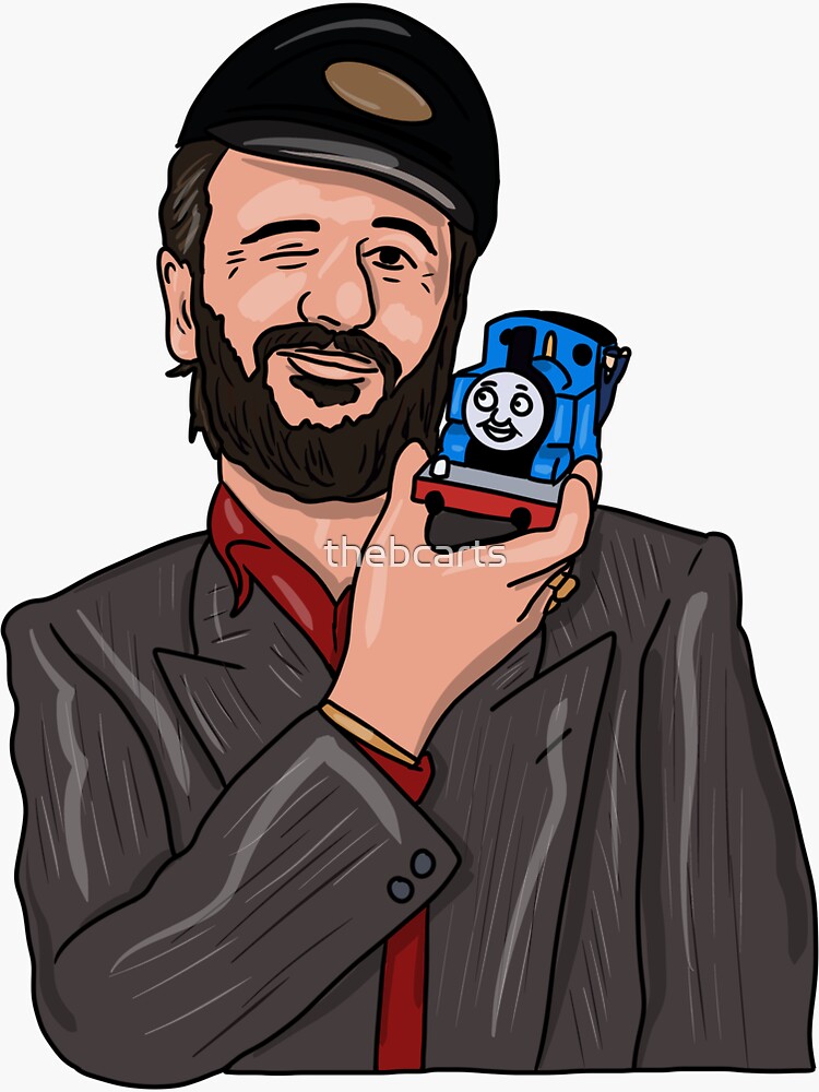 "Mr Conductor" Sticker for Sale by thebcarts | Redbubble