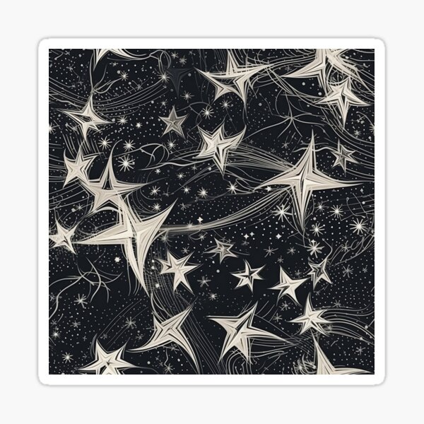 "Cosmic patterns: Star cluster" Sticker for Sale by lehoodesign | Redbubble